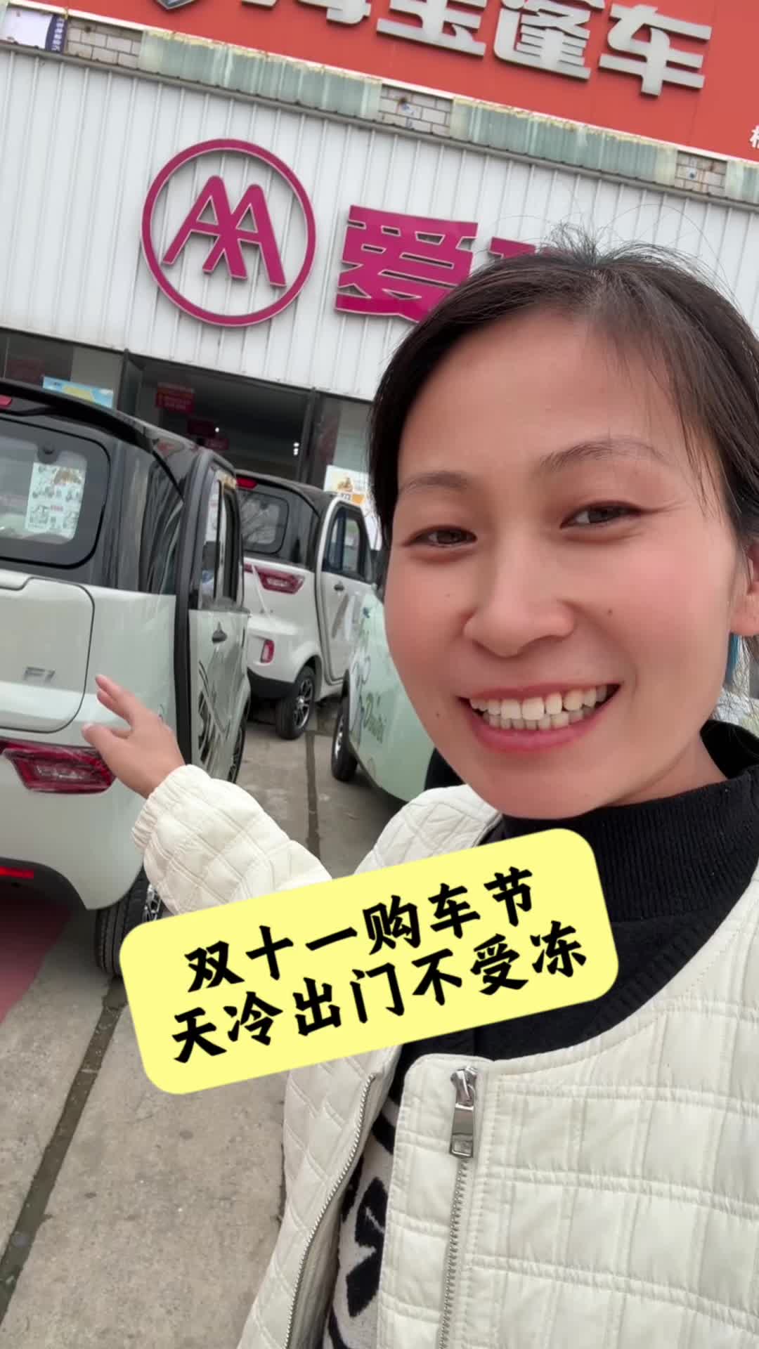 双十一购车节,天冷出门不受冻 三轮有半封和全封,四轮有三座和四座的...