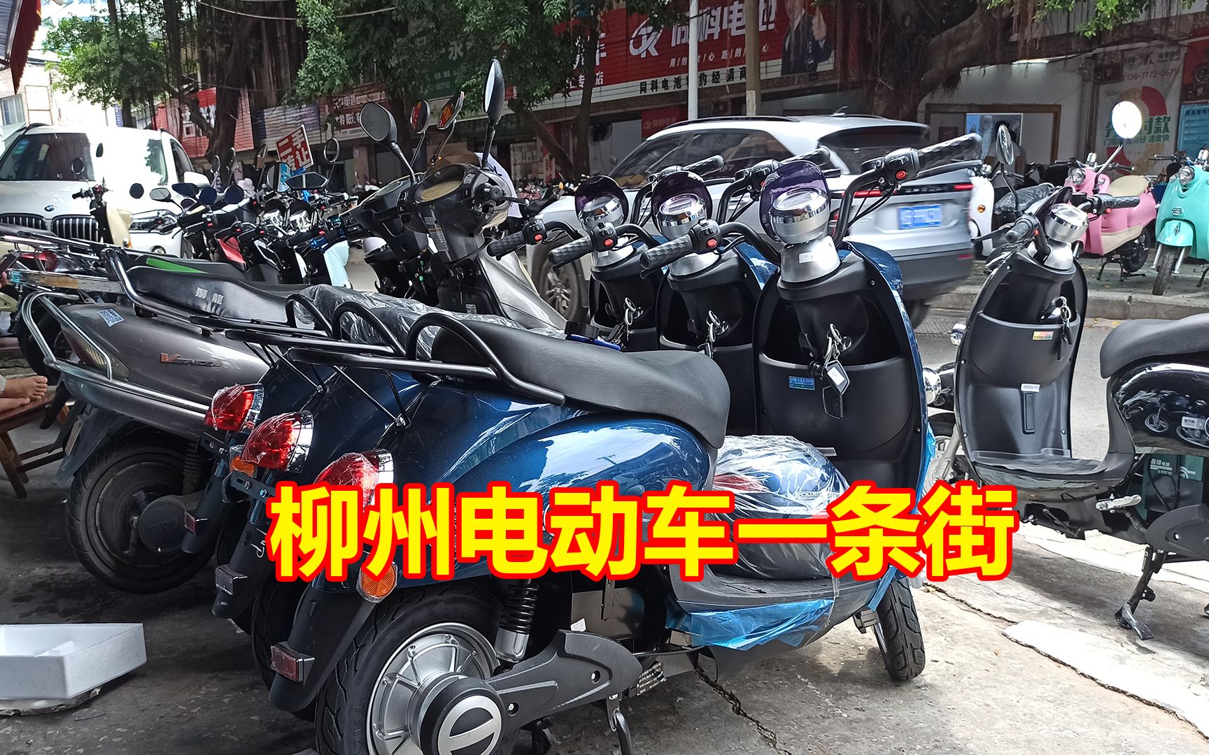 实拍广西柳州电动车一条街,都是这样的车,价格不是很贵能买吗?