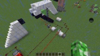 minecraft 我的世界 红石教程 红石伸缩桥教程 【白开水】