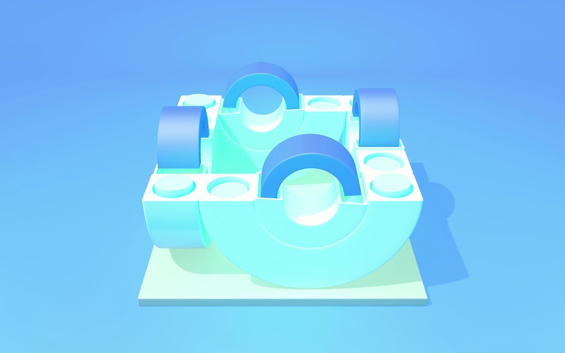 C4D旋转运动小动画