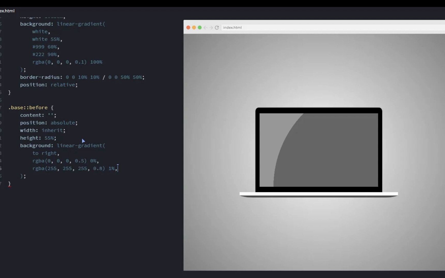 [HTML+CSS]前端做的苹果笔记本电脑,为什么还有人说前端很容易
