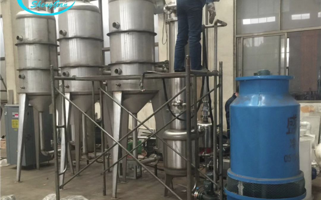 三效蒸发装置 三效多级蒸发器 三效蒸发系统