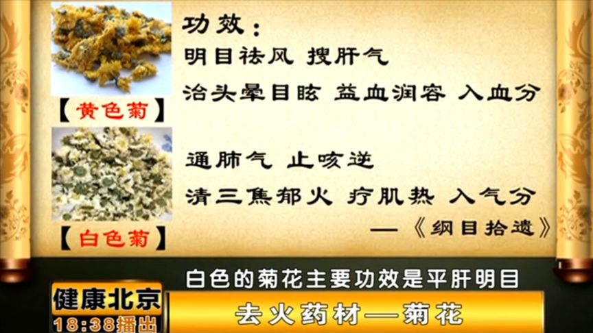 菊花种类多功效各不同,老中医现场一一为你解析|健康北京0108