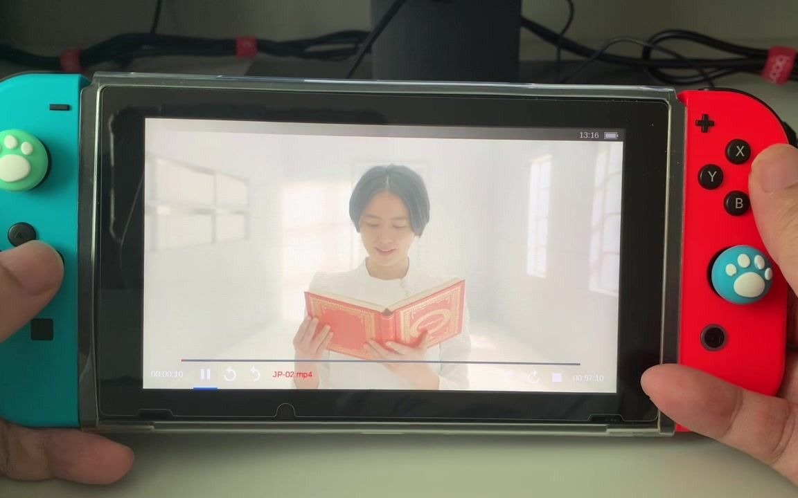 switch上视频播放器演示,1080p的视频都可以流畅播放。