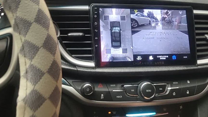 别克英朗安装卡仕达全景导航系统