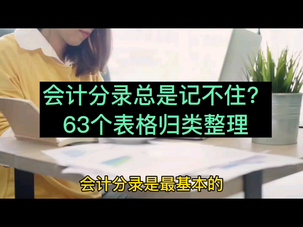 会计分录记不住?330个会计分录,63个表格归类整理,真是好记!