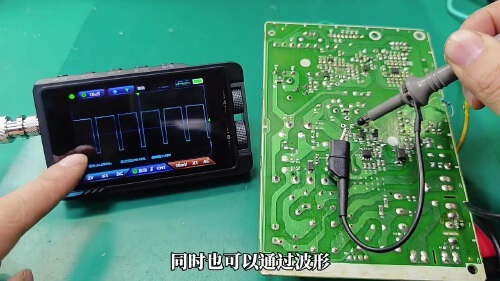 适合电路DIY电子维修用的双通道示波器,DS215H二合一示波器开箱