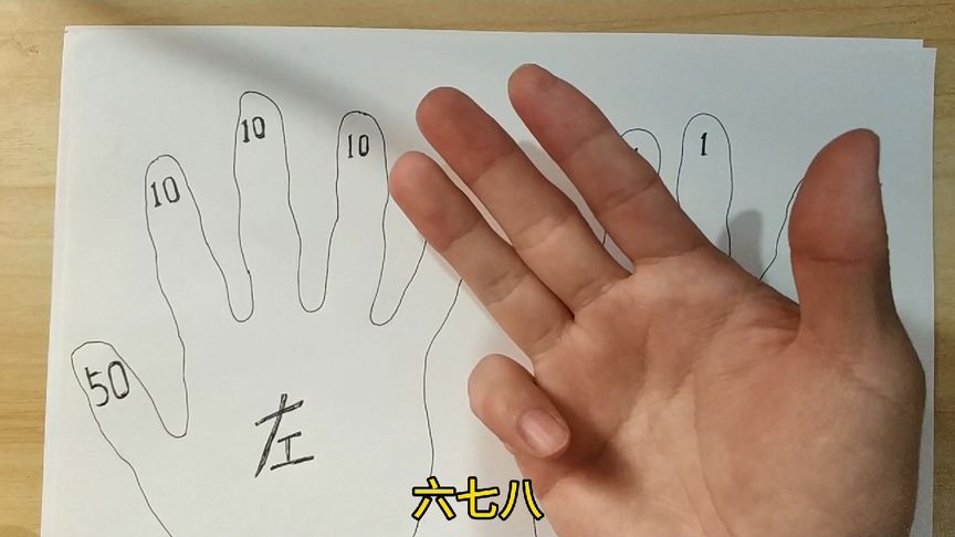 宝爸今天闲的慌,研究一下手指速算,以后教宝宝算数