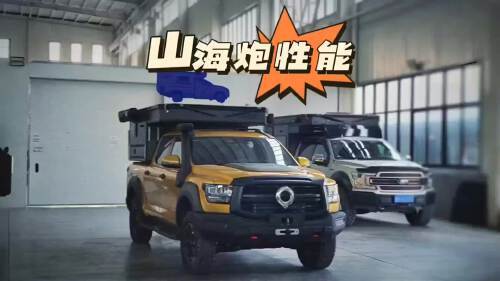 山海炮性能版首装皮卡背驮房箱