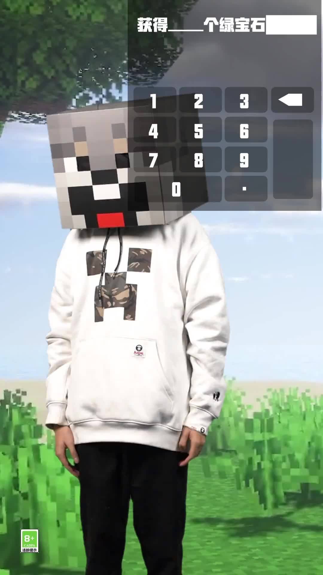 #我的世界Minecraft 随机获取绿宝石,二哈选择了