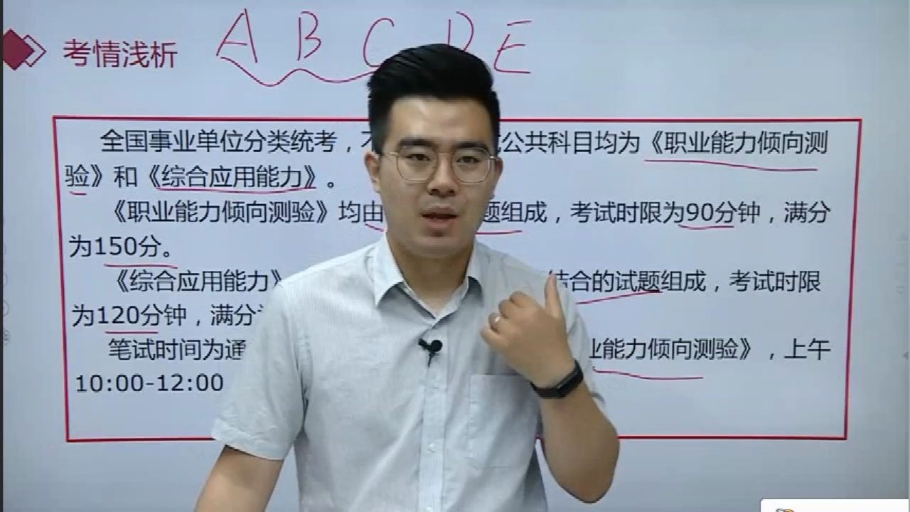 事业单位综合应用能力-考察的是这几种能力