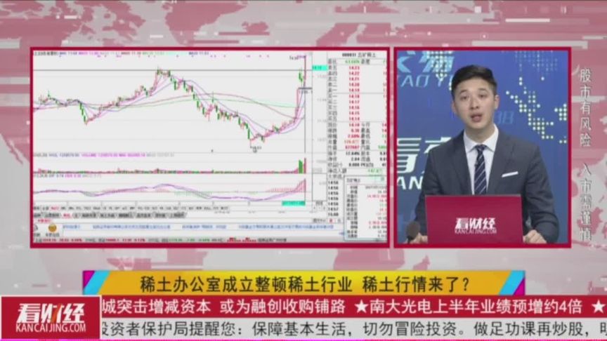 稀土行业重拳整顿 北方稀土一“激动”涨停了