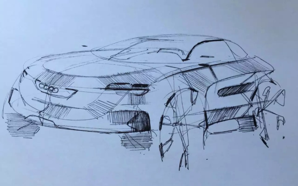 不同笔画出来的产品效果