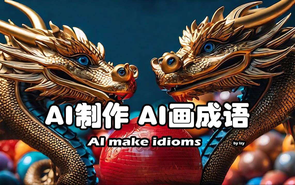 AI绘画 AI画成语 一起来看看AI眼中的成语吧!