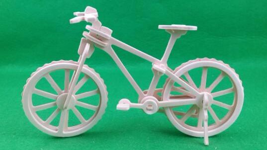 3D自行车木制拼插模型
