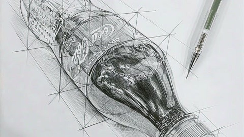 怎么画玻璃质感看似简单却极其难画,一般专业画家都很难画出来