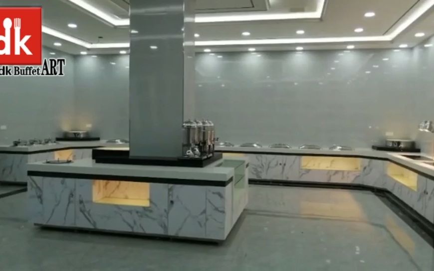单位食堂自助餐台酒店餐厅如何设计规划,自助餐台适合用餐人数是...