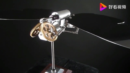 这个机械结构可以模拟翅膀的运动,设计真的是很棒!