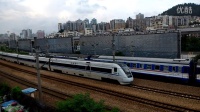 【火车视频】T96与广深城际会车