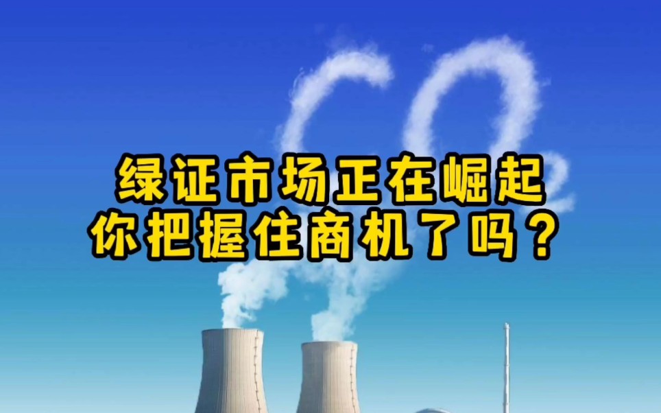 ...市场正在崛起,你发现商机了吗?#碳中和#绿证#绿电#国际绿证#CCER