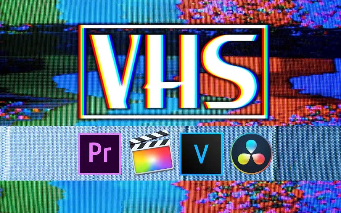 CinePacks – VHS FX 4K视频失真效果录像机VHS纹理 (Overlays, ...