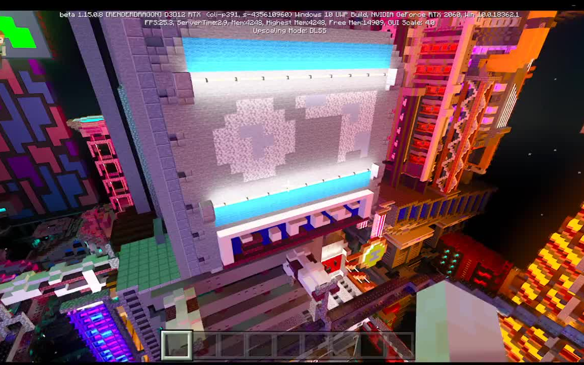 minecraft win10版beta RTX测试