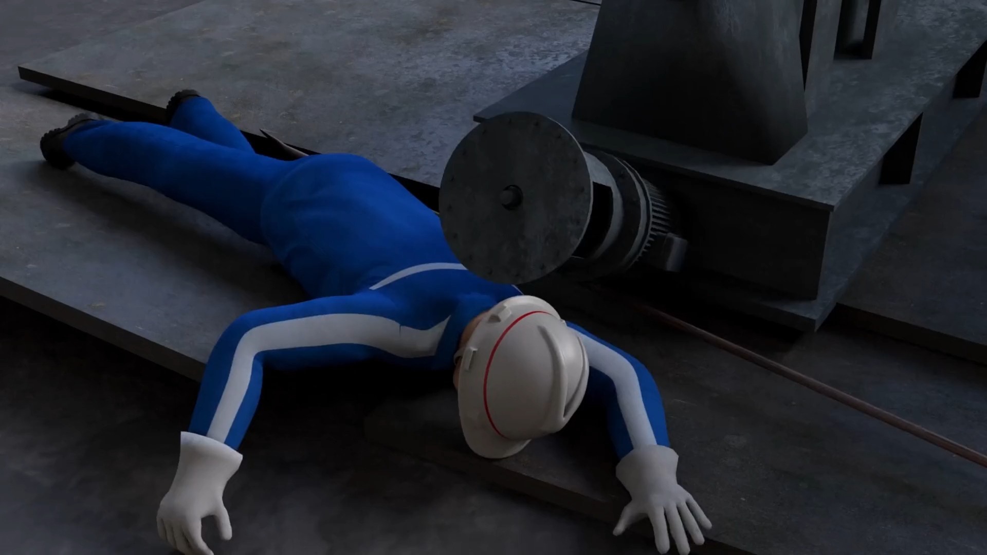 工厂生产事故三维动画演示制作