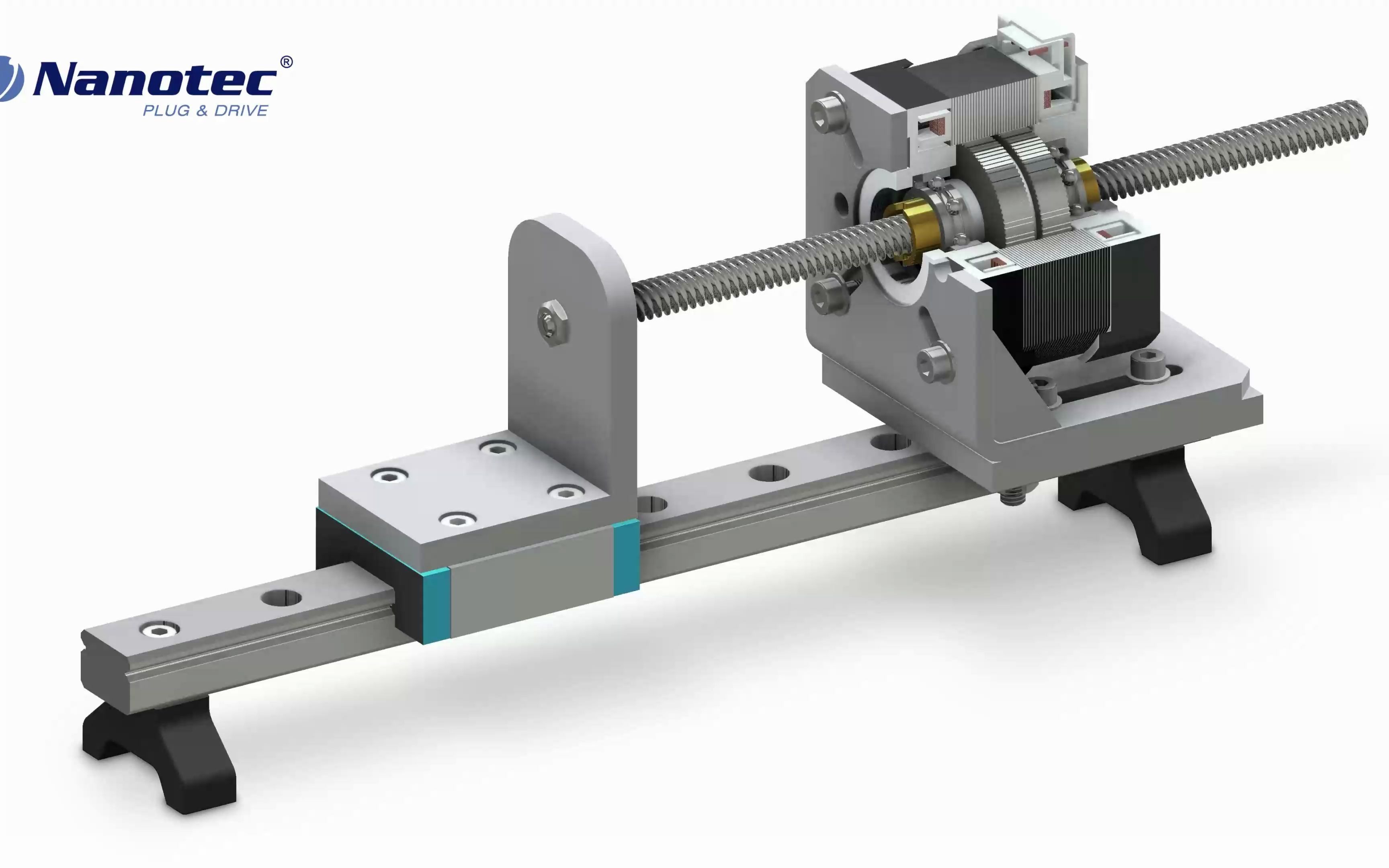 贯通轴式直线步进电机 线性步进 高扭矩 高性能
