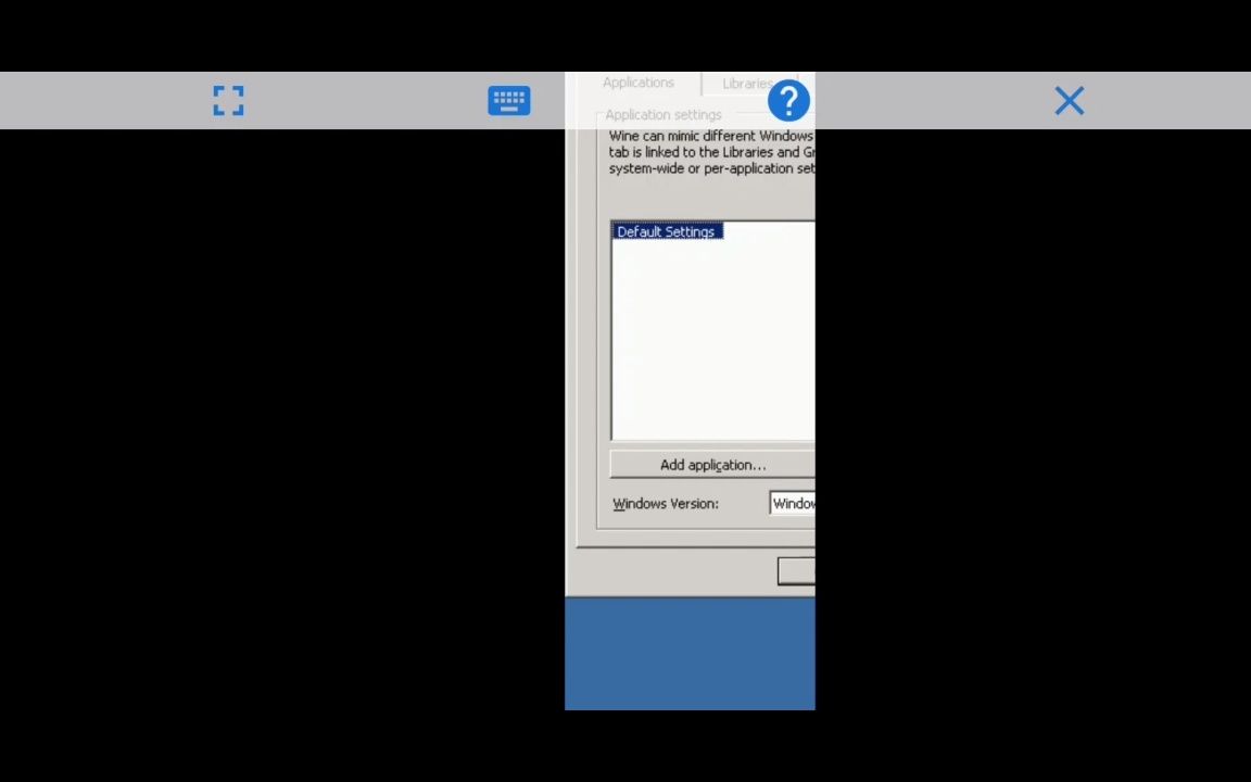【Exagear】修改设置界面以手动指定启动时分辨率