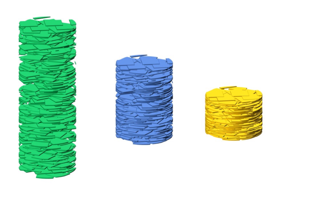 PPT画层堆叠模型