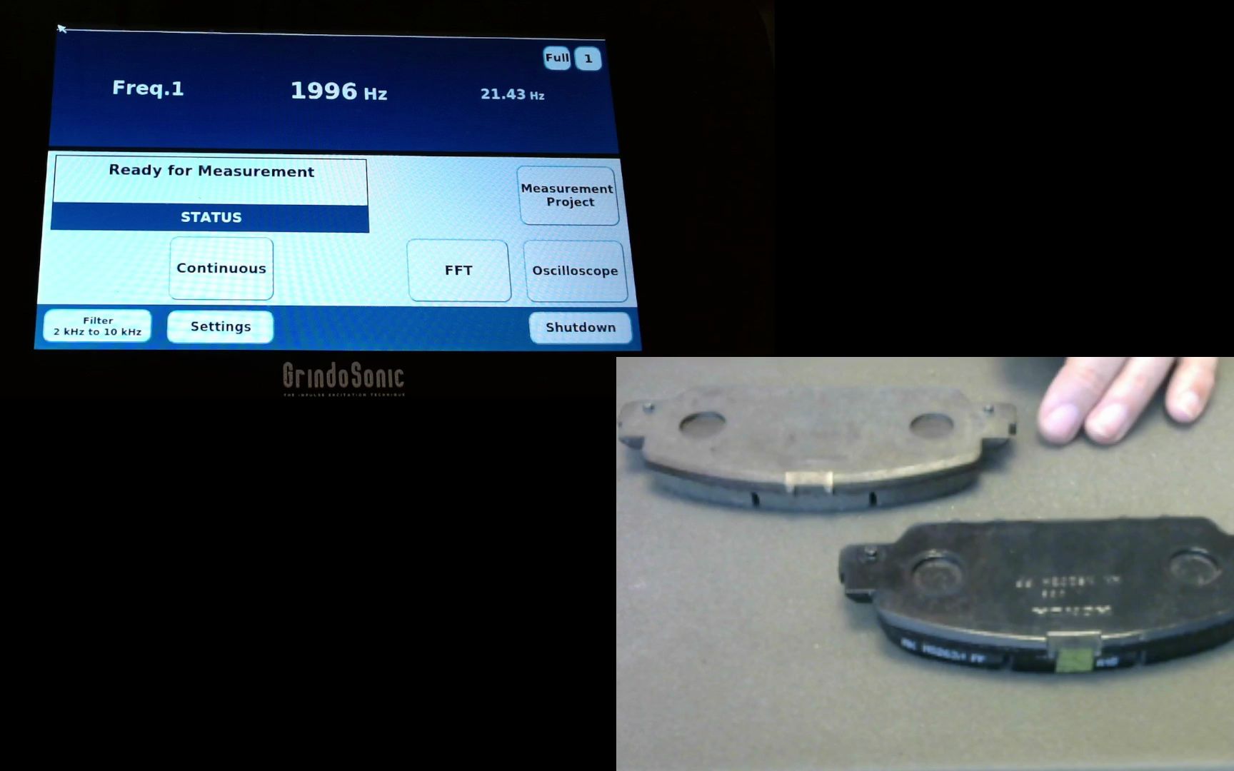 利用GrindoSonic弹性模量仪进行刹车片质量控制