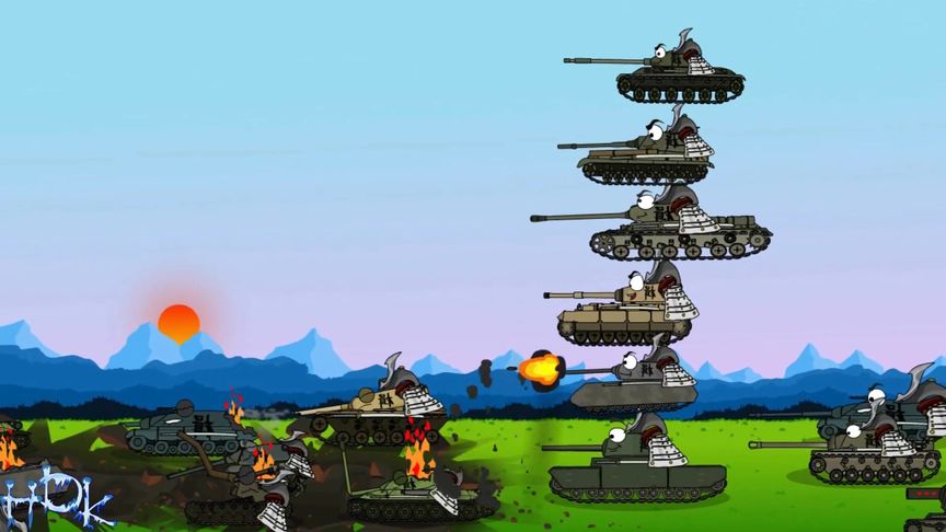 坦克世界动画:坦克被外来侵略者吸到了天上,这是什么操作?