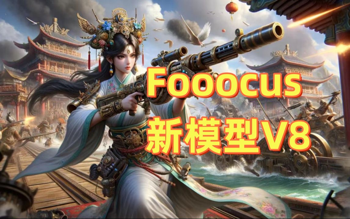 Fooocus主模型升级了V8。二维码分享一键工作流,资讯篇