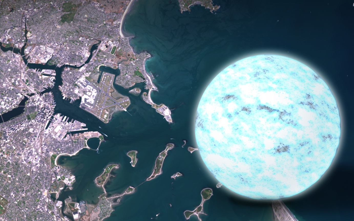 中子星每一立方厘米物质重14亿吨,是怎么计算出来的?
