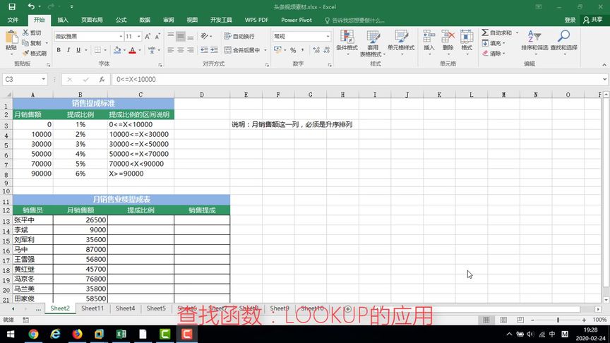 Excel中查找数据的“利器”:LOOKU函数,你会用了吗?