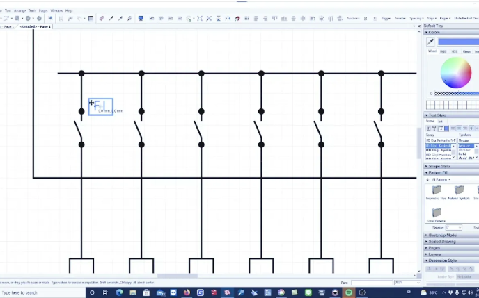 测试用su layout绘制配电柜图纸 by SketchUpForAll
