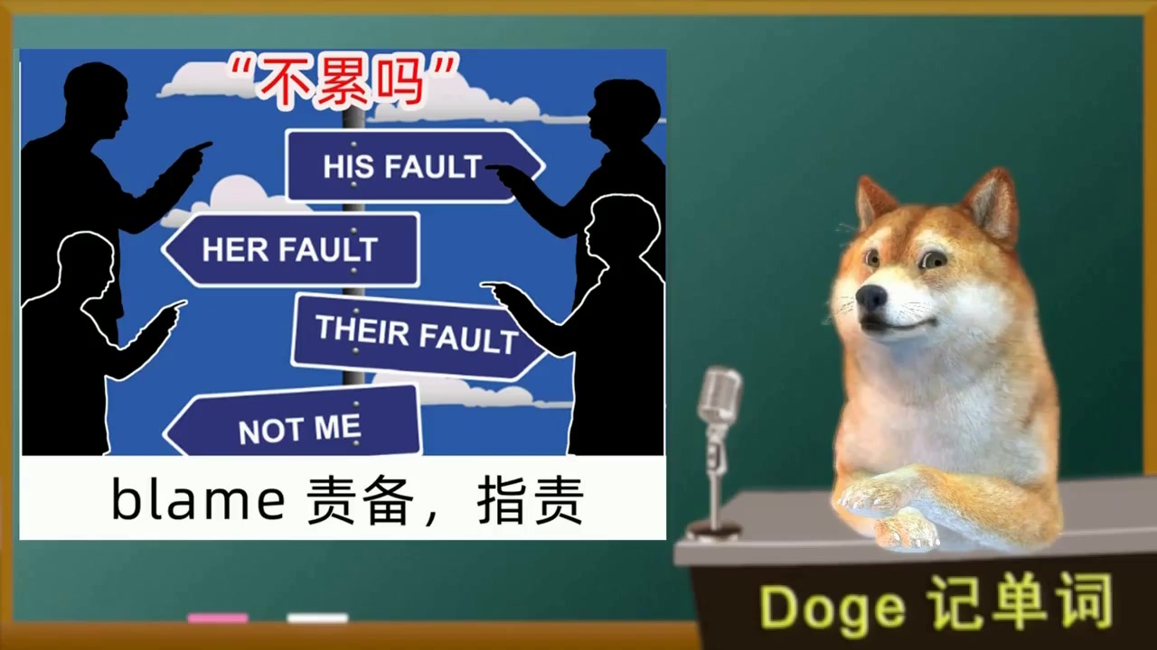 【每日一词】1204 blame 四六级英语词汇