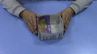 简单折纸教程—(报纸)垃圾盒