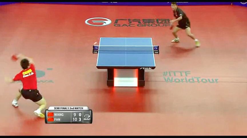 师徒大战!王皓VS樊振东,王皓职业生涯最后一场比赛!