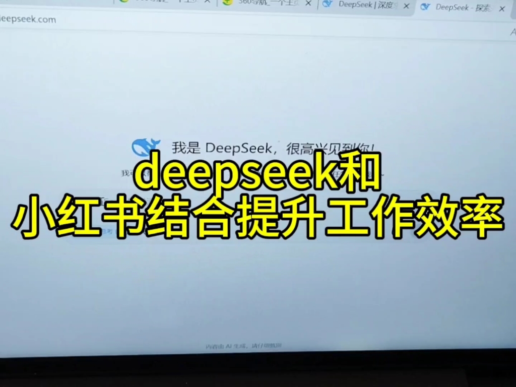 deepseek和小红书结合提升工作效率