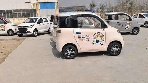 家用四轮电动车升级!油电两用代步车 接送孩子买菜太省心