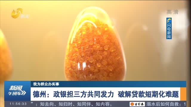 德州:引导银行发放中期流动资金贷款,稳定企业流动资金基本盘