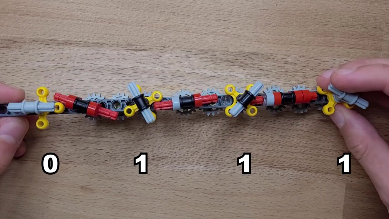 2 个简单的乐高技术二进制计数器