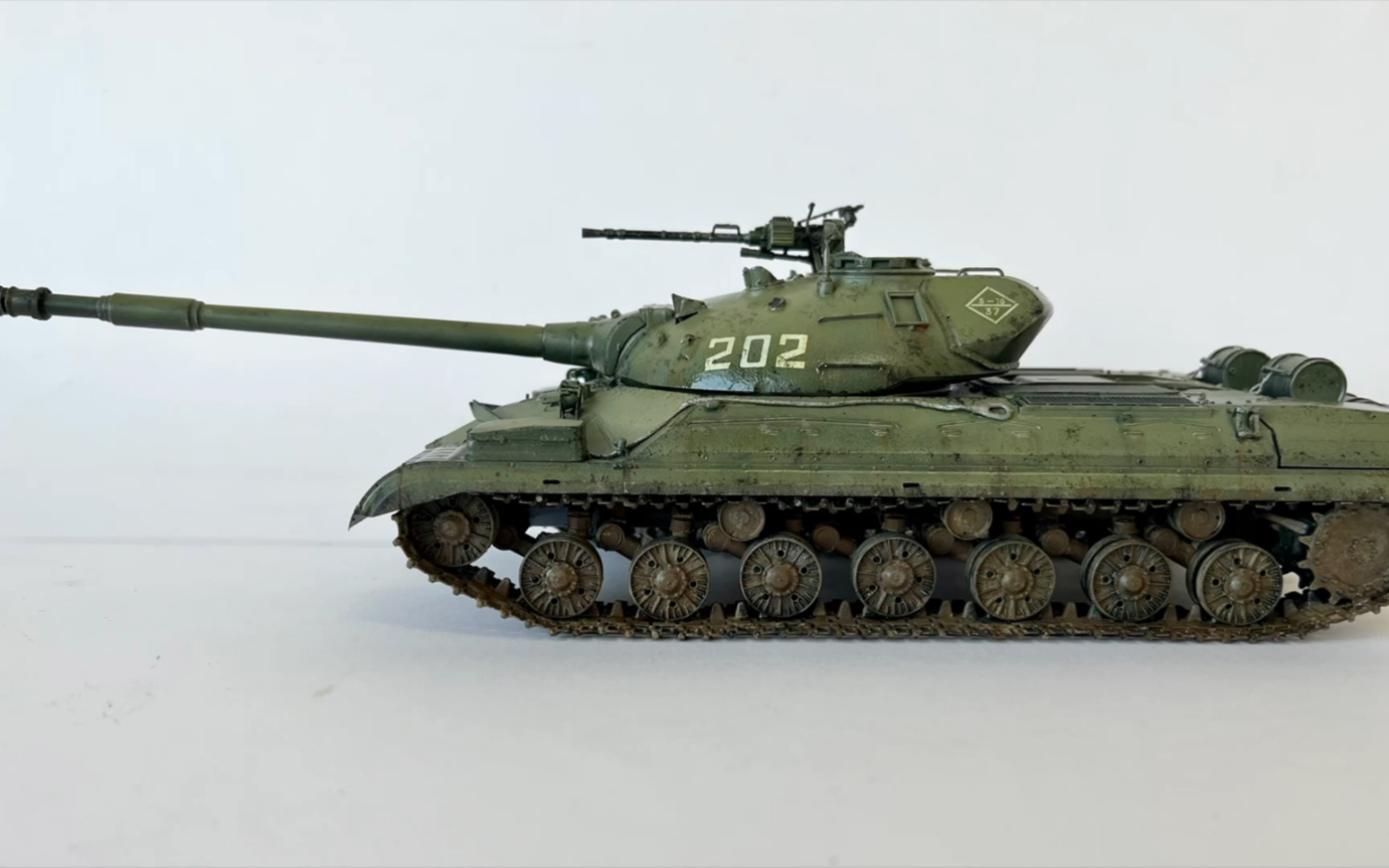 1/35 苏联T-10m is8 重型坦克模型 展示