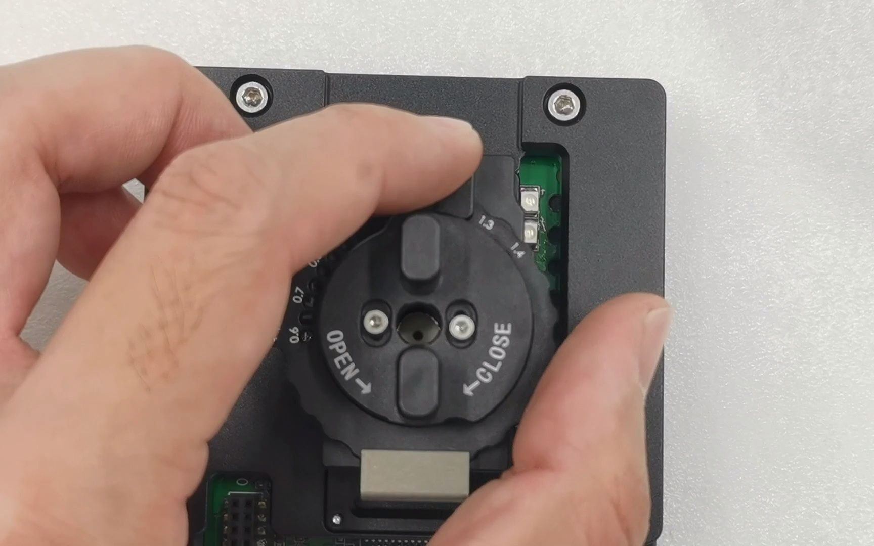 QFP100pin封装芯片探针测试治具,HMILU测试座socket!