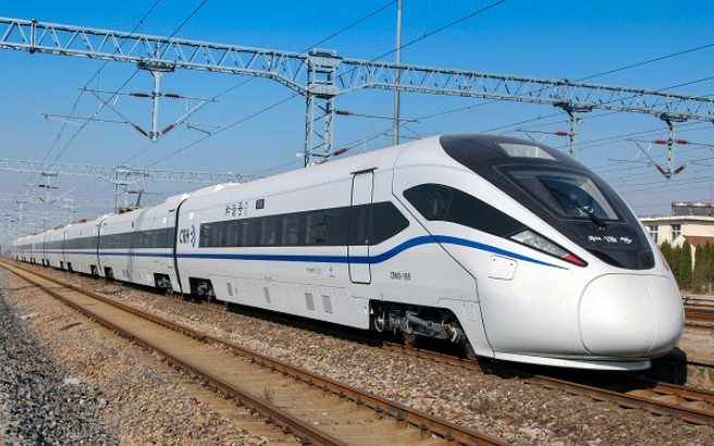 D3101上海虹桥到福州 CRH1A-A型动车组 平阳站通过 庞巴迪CRH1型...