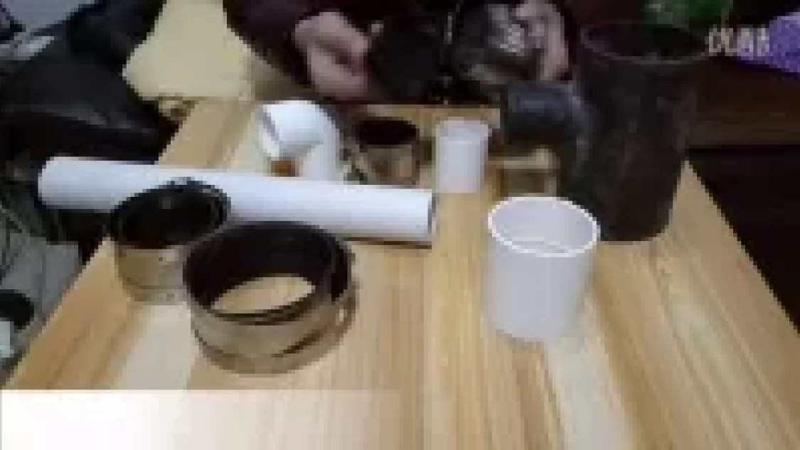 50老铸铁管转接pvc排水管110最简单的配件安装方法