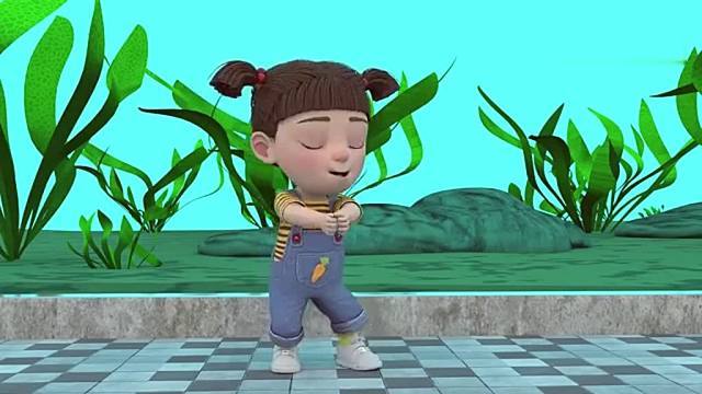 儿童卡通片:快乐家族教你学习做运动