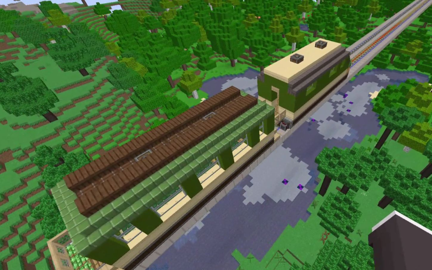 MC服务器绿皮车试运行【机械动力mod】