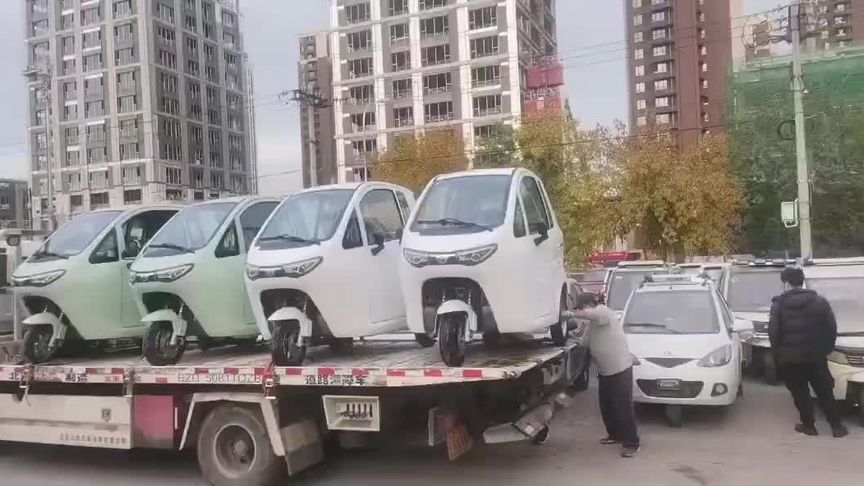 昆卡电动小布丁送货走起